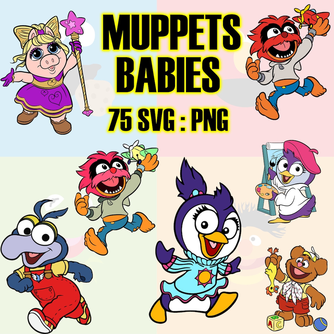 Muppets Svg Bundle, Muppets Babies SVG Cut Files for Cricut, Muppets ...