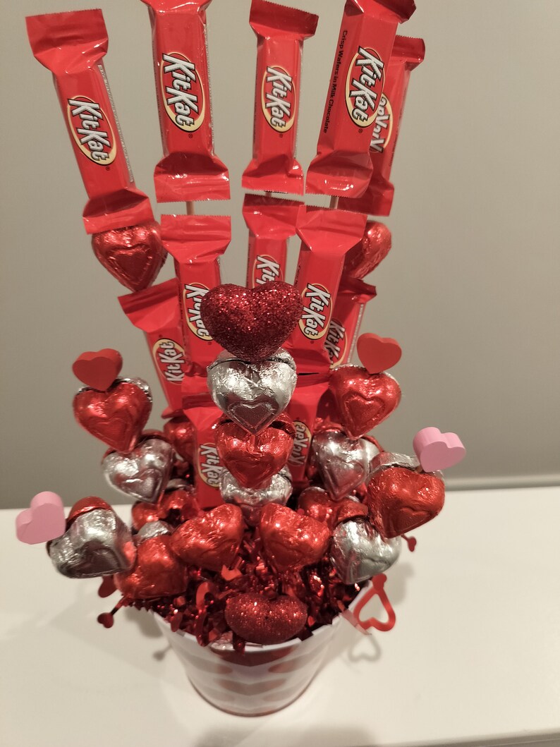 Kit Kat Love Valentine's Basket - Etsy