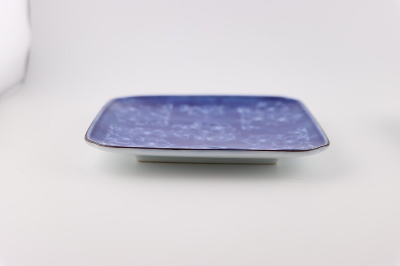 5 Fukagawa Seiji Porcelain Square Plates Wasabi/soy Sauce/sweet and ...