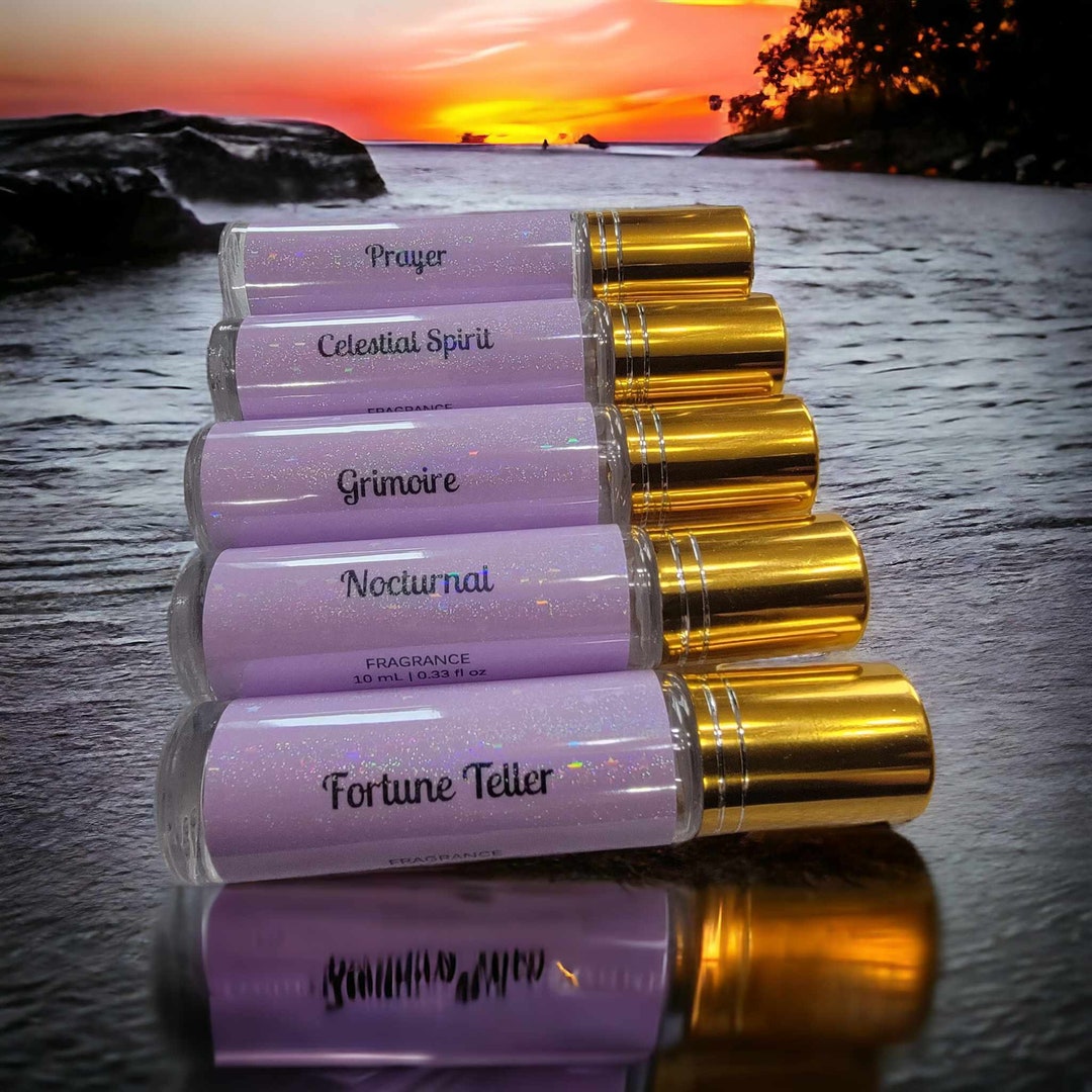 Buy 3 Get 1 Free 12 SPIRITUAL SCENTS 10ml Rollerball Grimoire ...