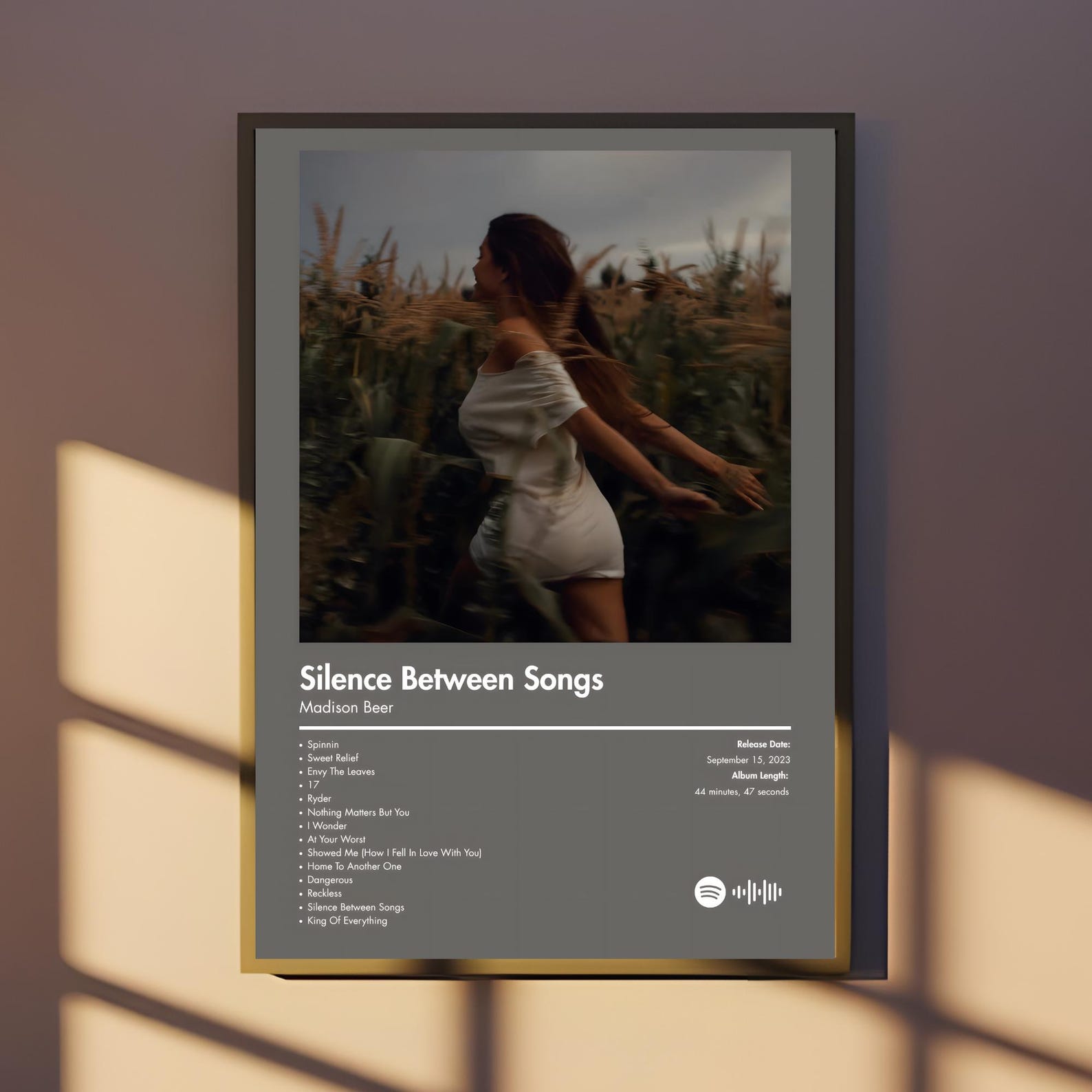 Madison Beer Poster, Album ''silence Between Songs'' Print, Music Wall ...