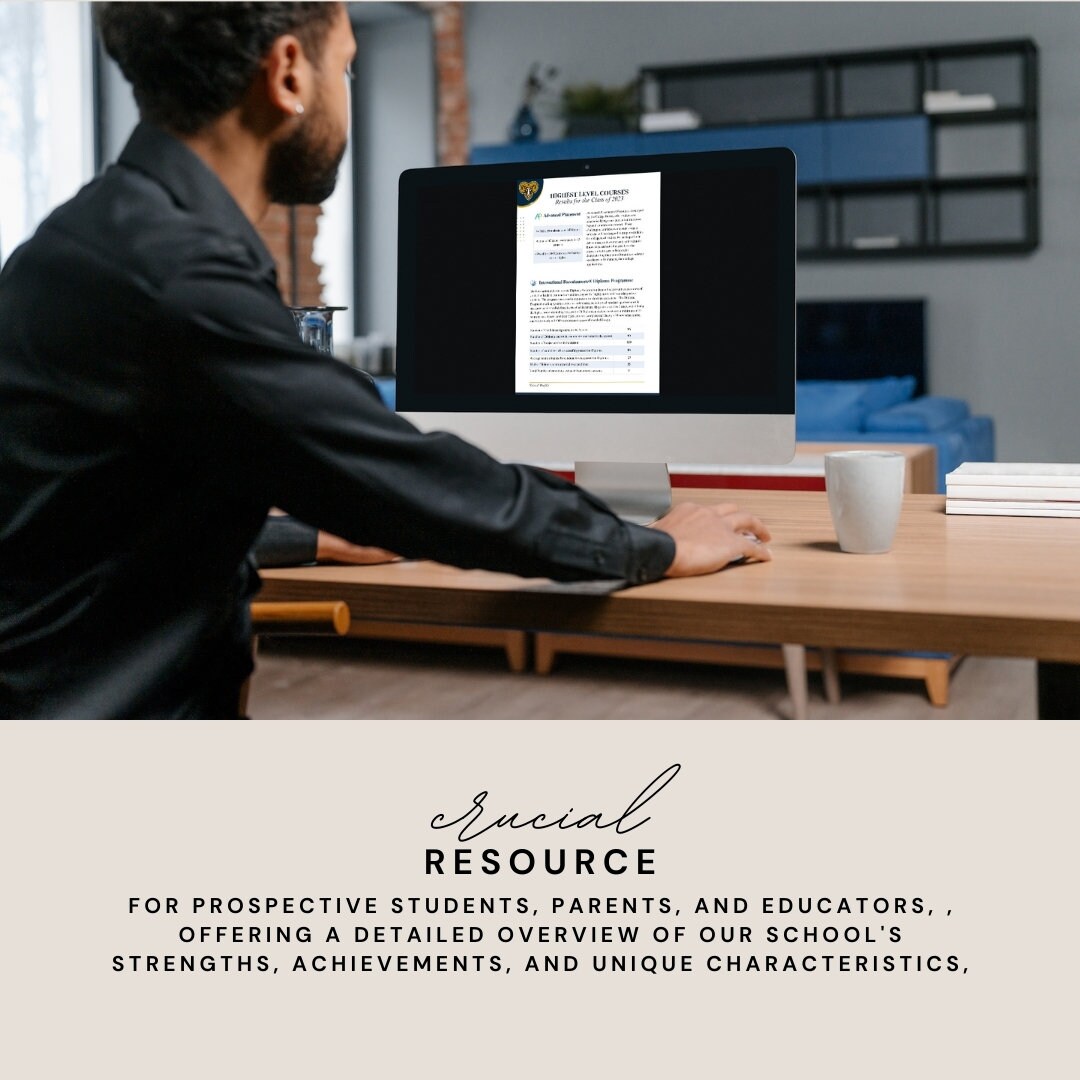 Editable School Profile Template - Etsy