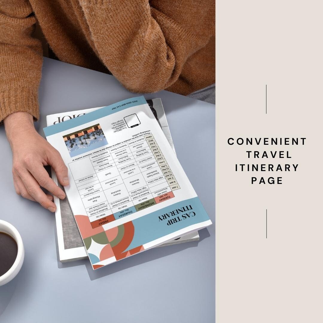 Editable Field Trip Booklet (IB CAS Trip) - Etsy