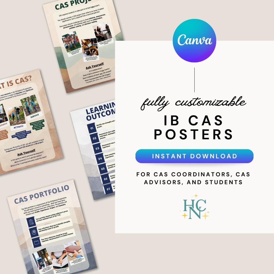 Editable IB CAS Posters & Banner (landscape Theme) - Etsy