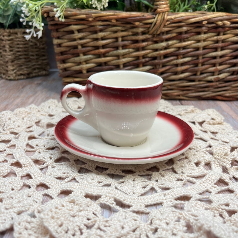 Diner Cup and Saucer - Etsy