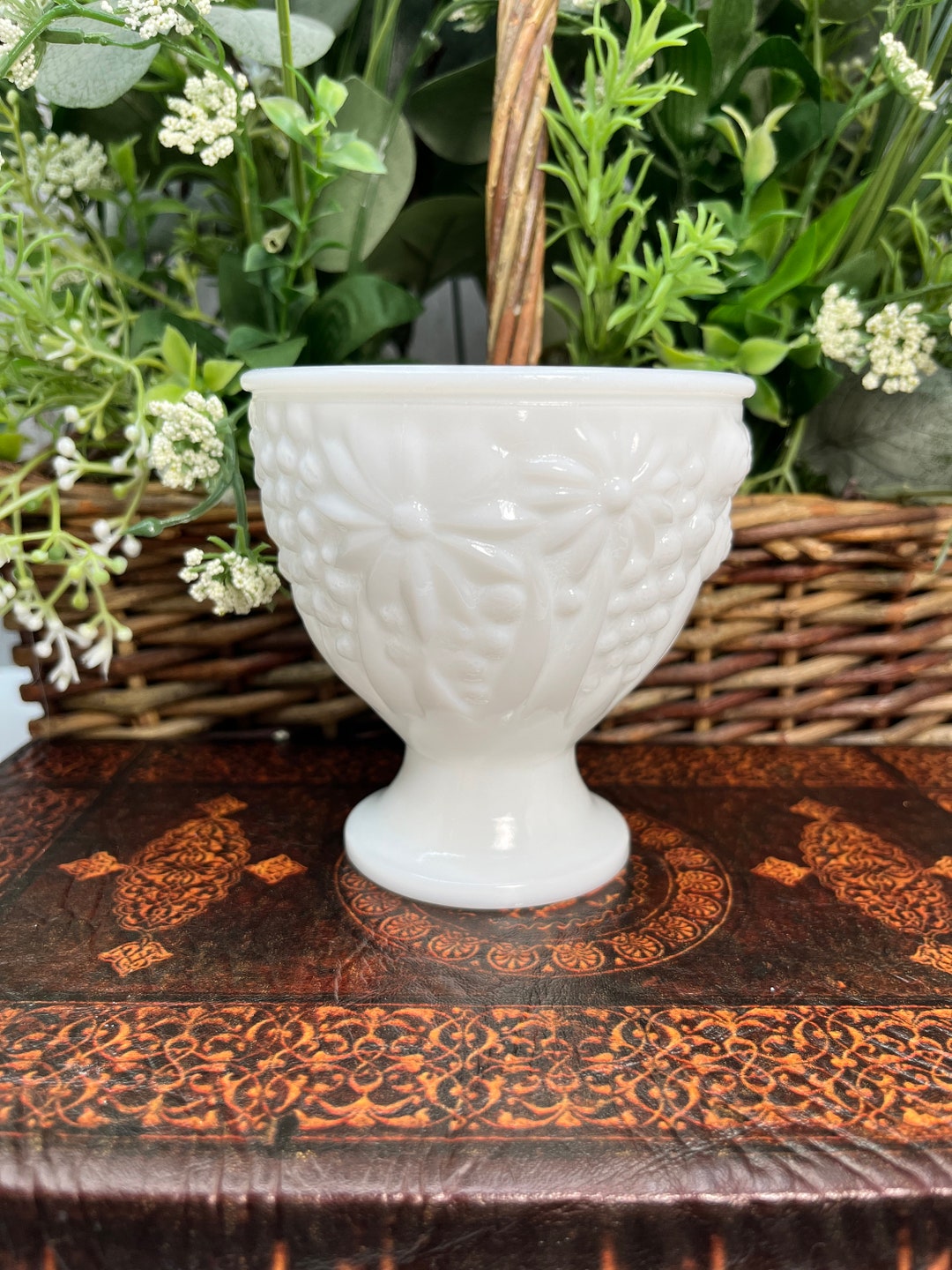 Vintage Avon White Milk Glass Footed Candy Dish Bowl USA, Milk Glass Pedestal Dish - Etsy