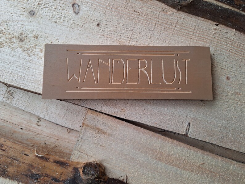 Wanderlust Wood Sign - Etsy