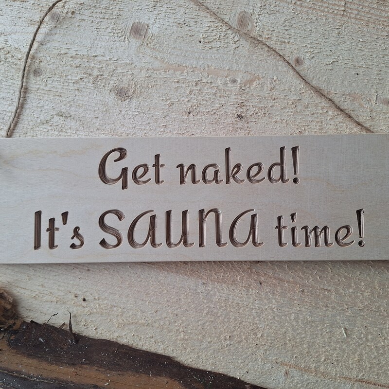 Sauna Sign - Etsy