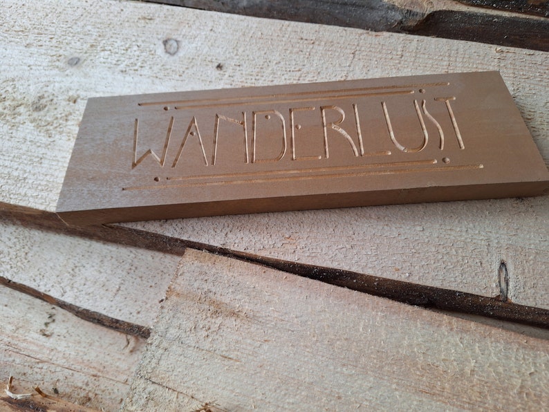 Wanderlust Wood Sign - Etsy