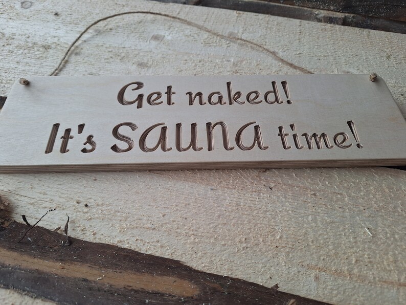 Sauna Sign - Etsy