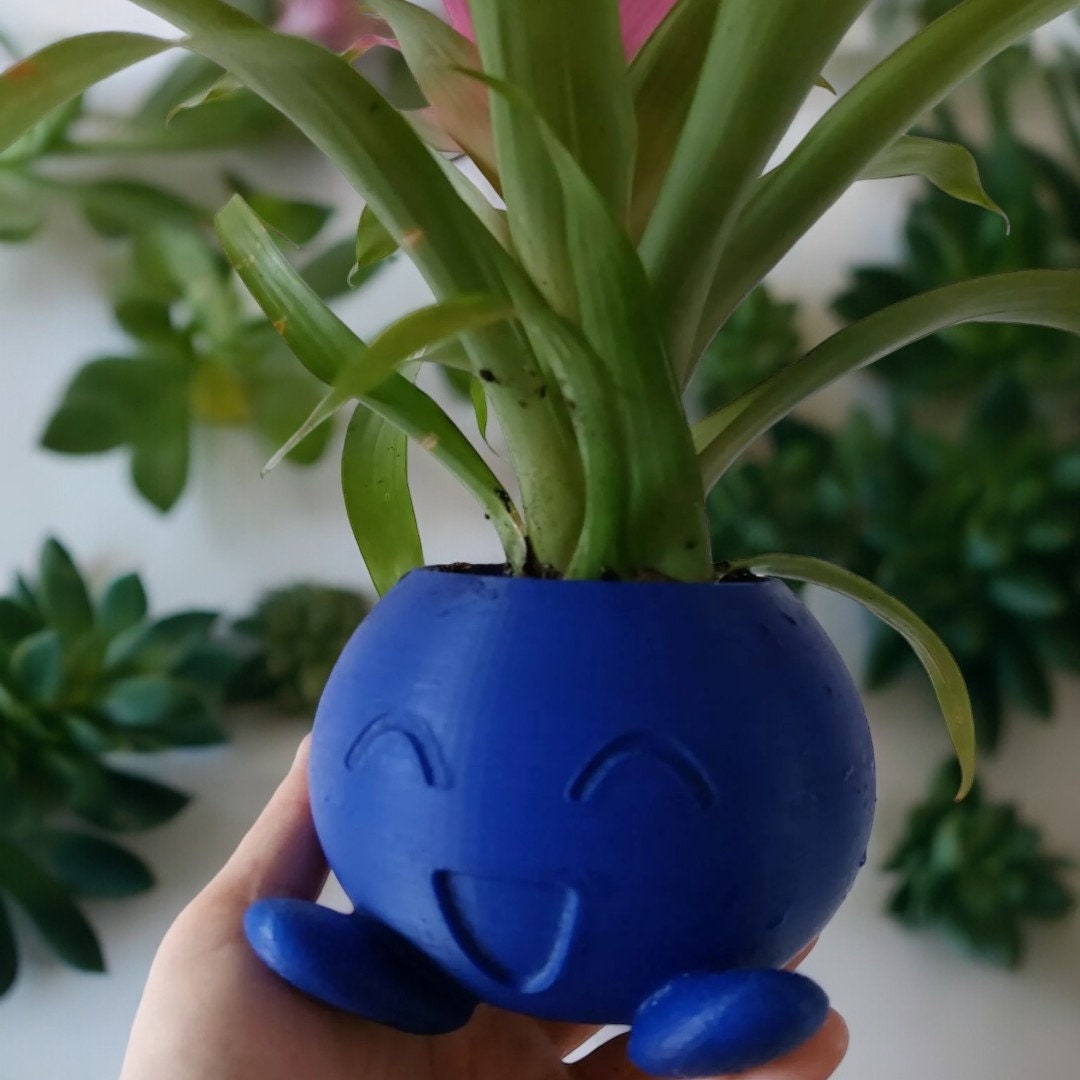 Oddish Planter Pokemon Inspired 3D Printed Planter for House Plants - Etsy