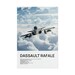 Dassault Rafale Poster, Dassault Rafale Print, Aviation Poster, Fighter ...