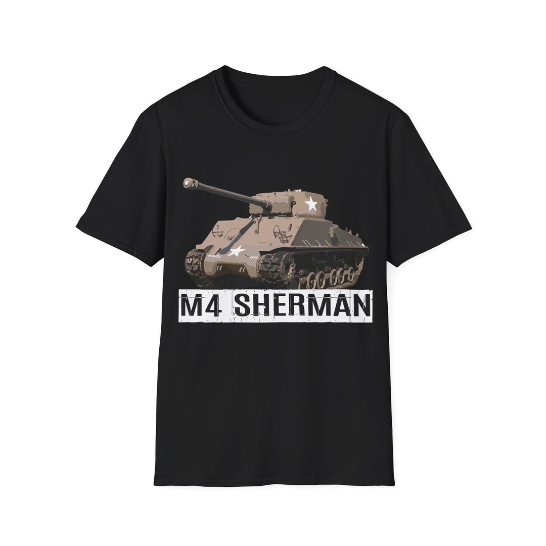 M4 Sherman T-shirt, M4 Sherman Tank T-shirt, World War 2 T-shirt, WW2 ...