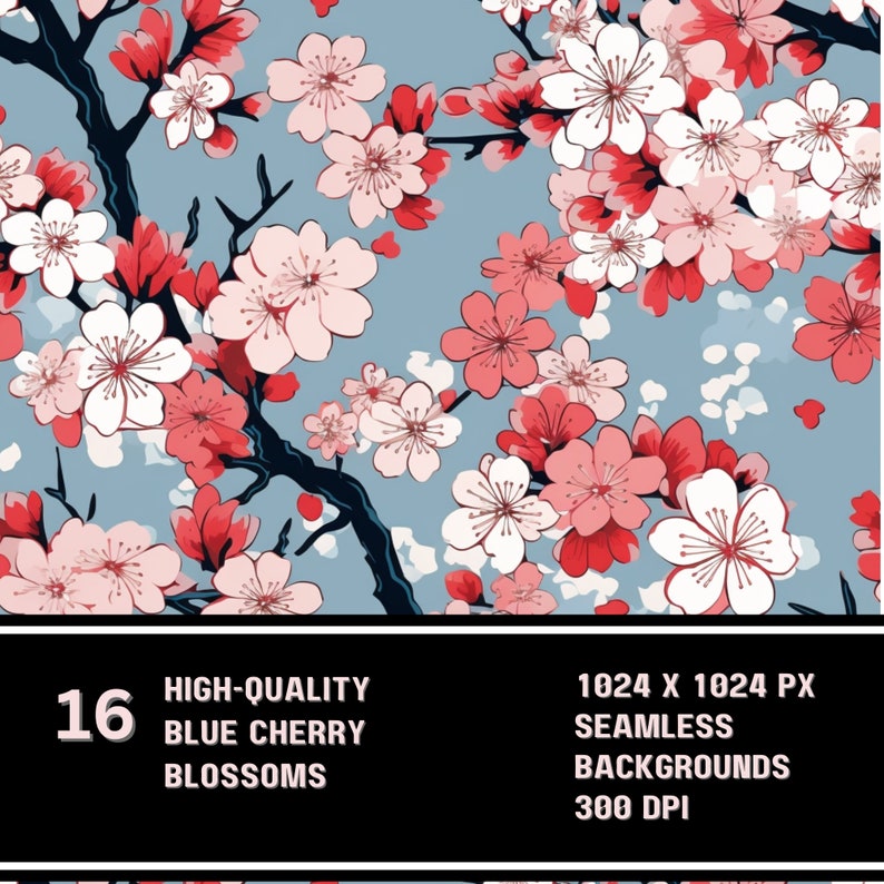 16 High-quality Cherry Blossom Clipart, Japanese Clipart, Spring ...