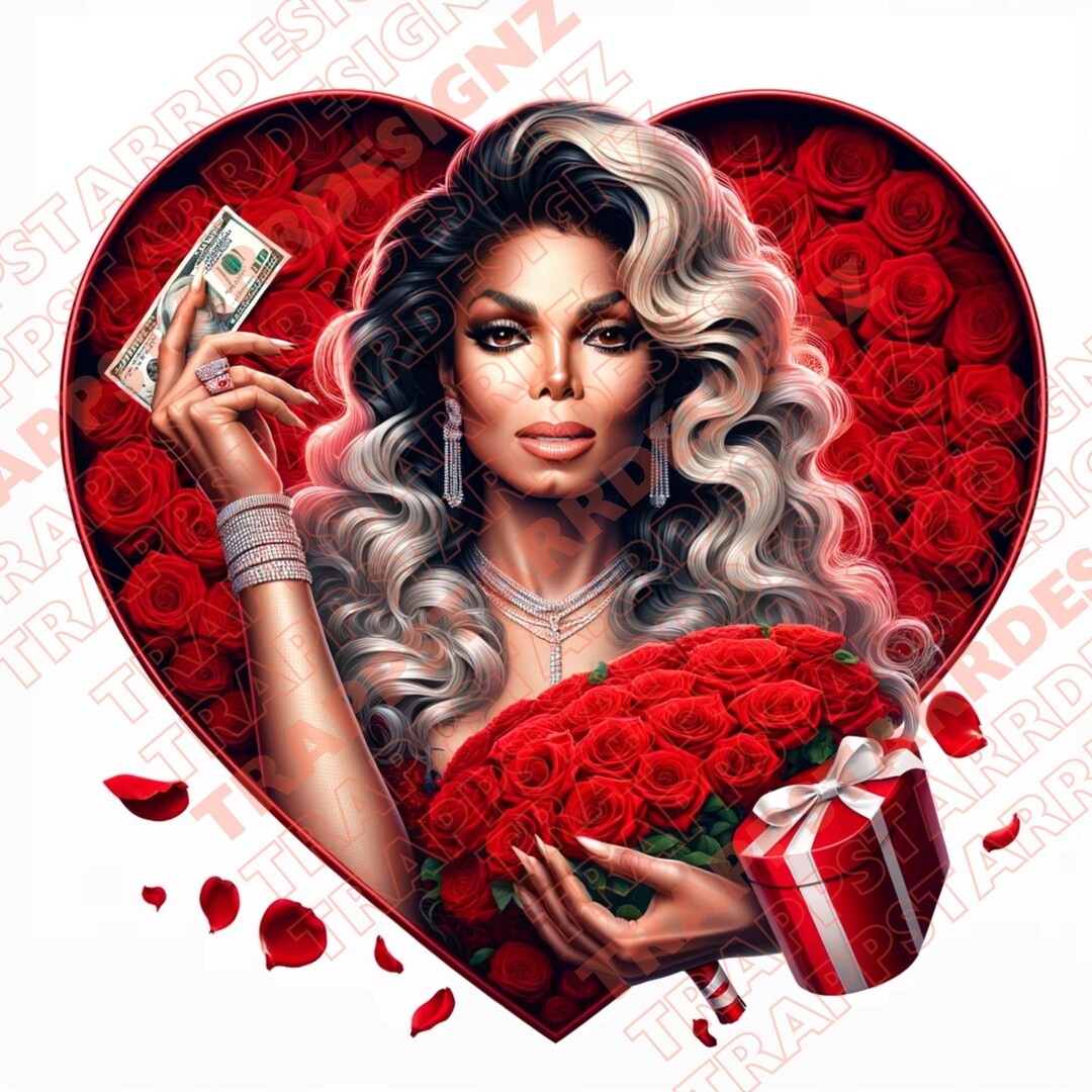 Romantic Icon - Janet Jackson Inspired Art Print - Etsy