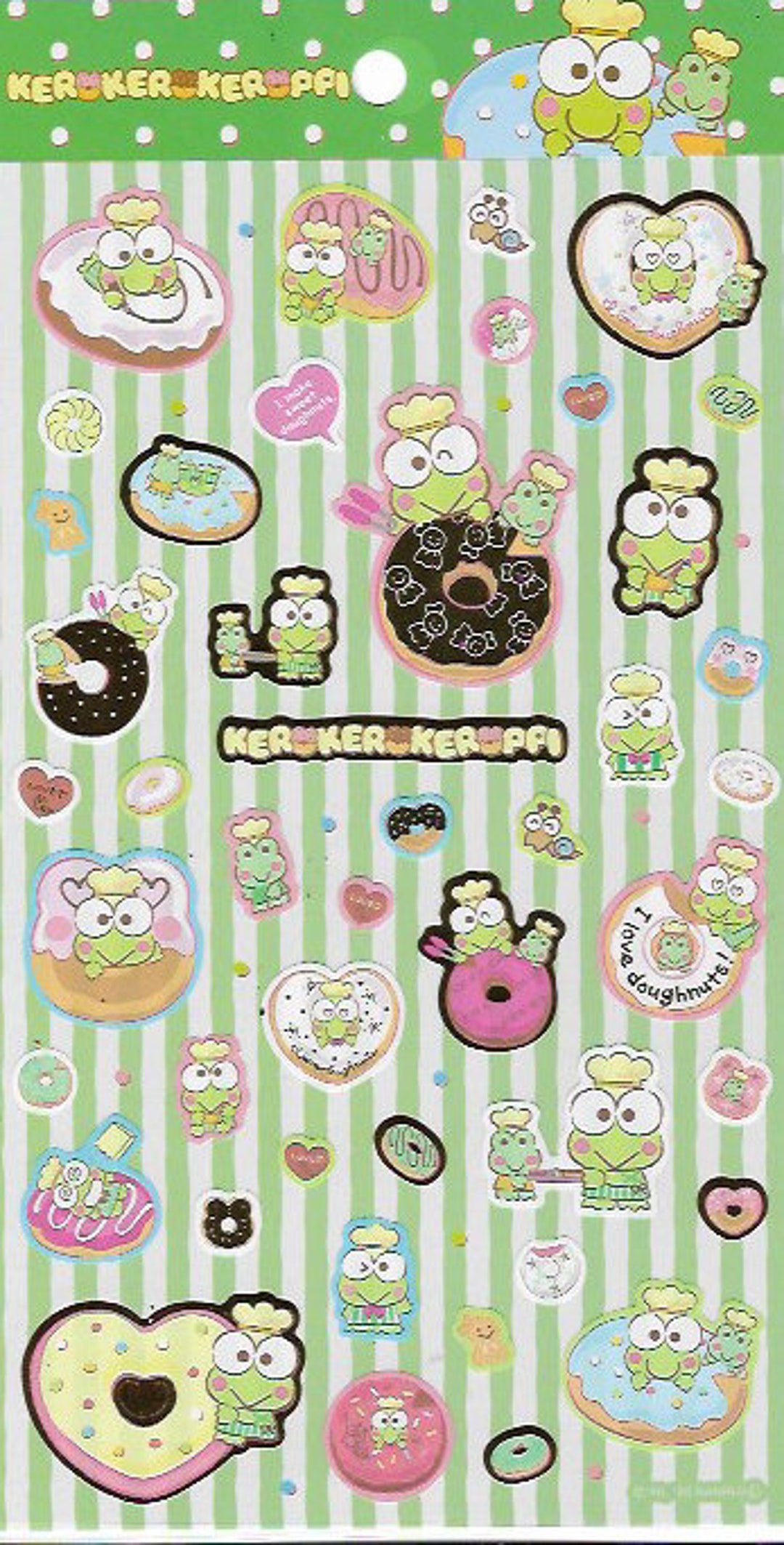 Official Sanrio Stickers Cute Keroppi Kero Kero Keroppi - Etsy