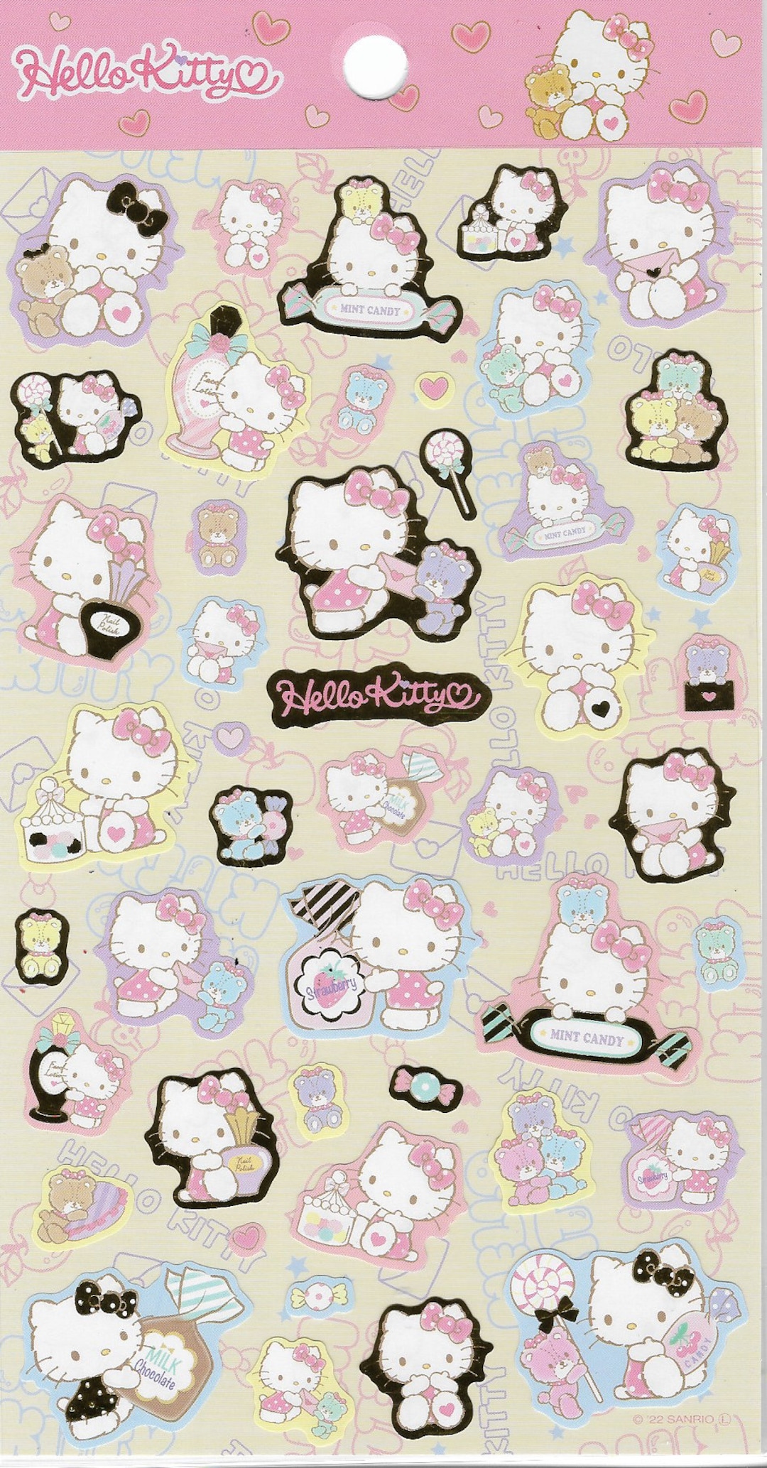 Official Sanrio Stickers Hello Kitty - Etsy