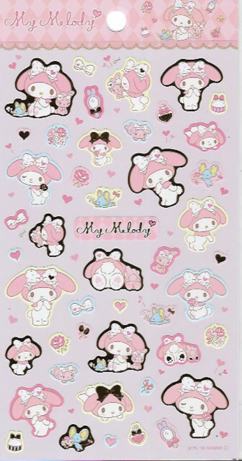 Official Sanrio Stickers - My Melody Mymelody - Etsy