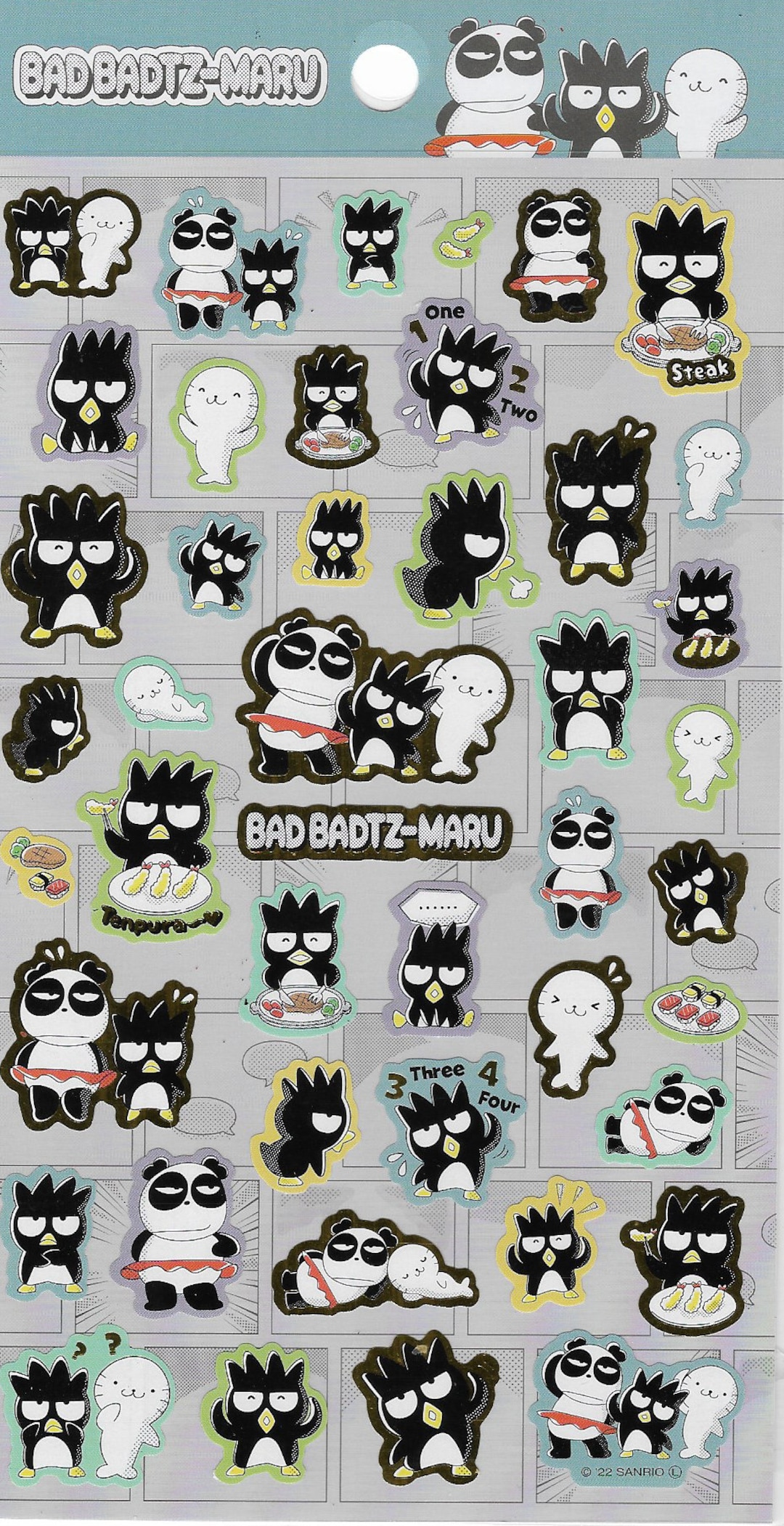 Official Sanrio Bad Badtz-maru Stickers - Etsy