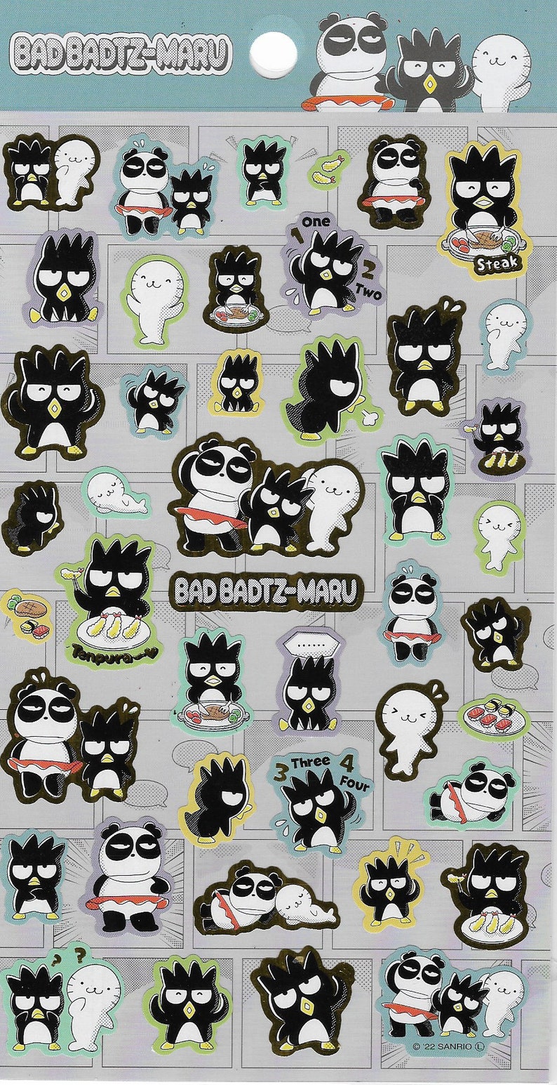 Official Sanrio Bad Badtz-maru Stickers - Etsy