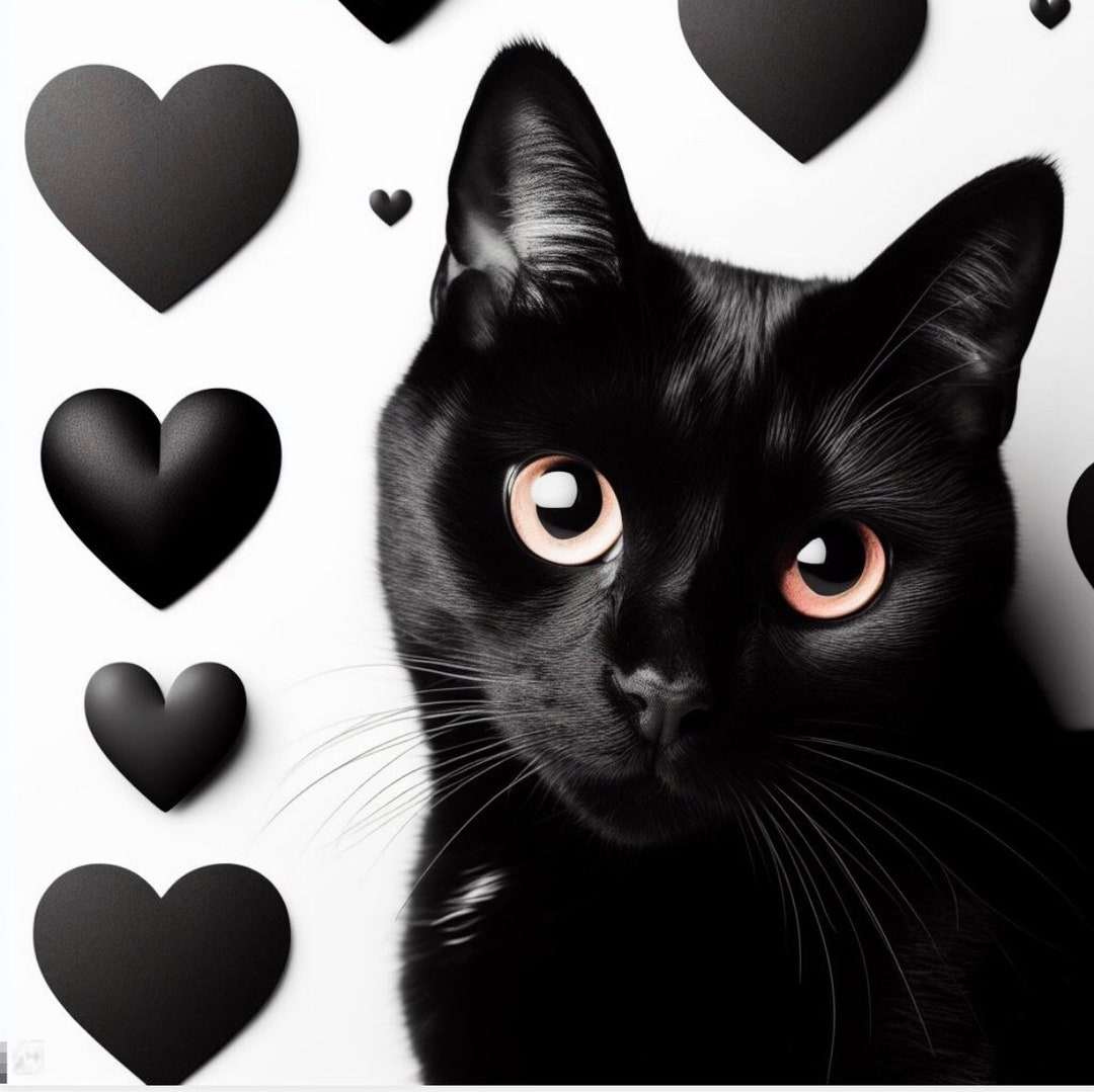 Love Black Cats - Etsy