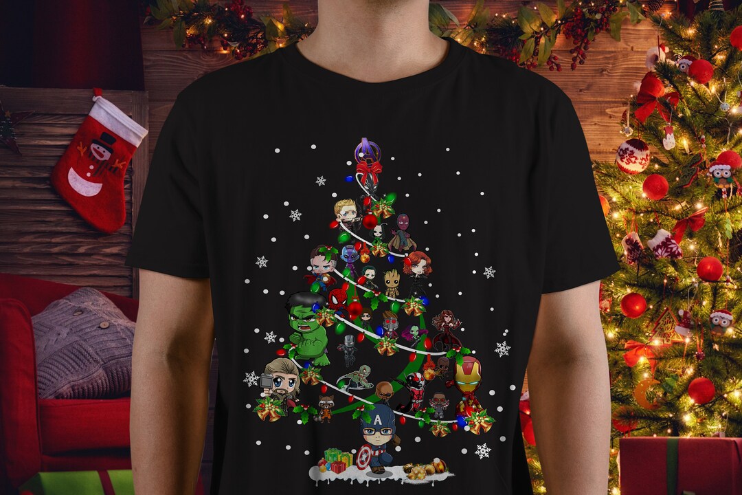 Chibi Characters Christmas Tree PNG Design for T Shirt / PNG ...