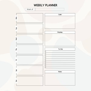 The Everything Planner - Printable PDF for Daily, Weekly, Monthly To-do ...