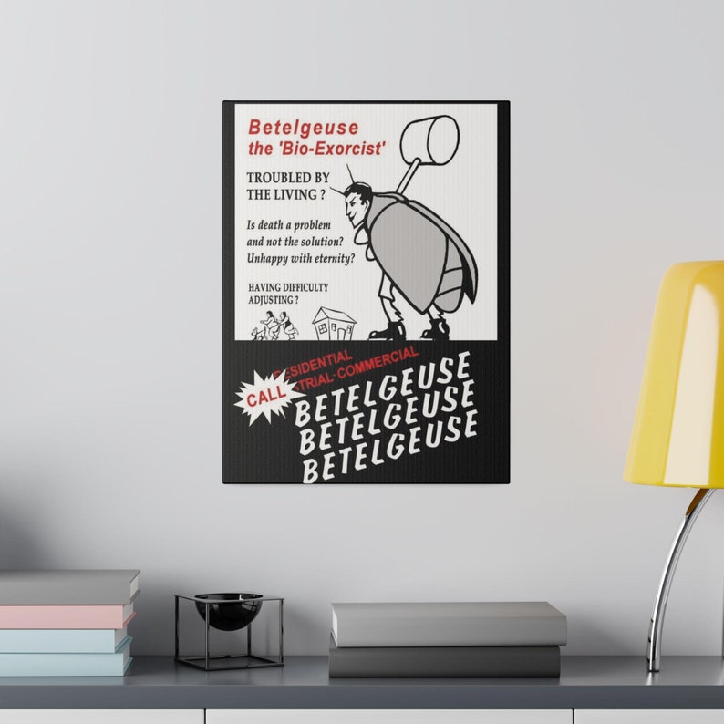 Betelgeuse Betelgeuse Halloween Trendy Bio Exorcist Flyer, Home Decor ...