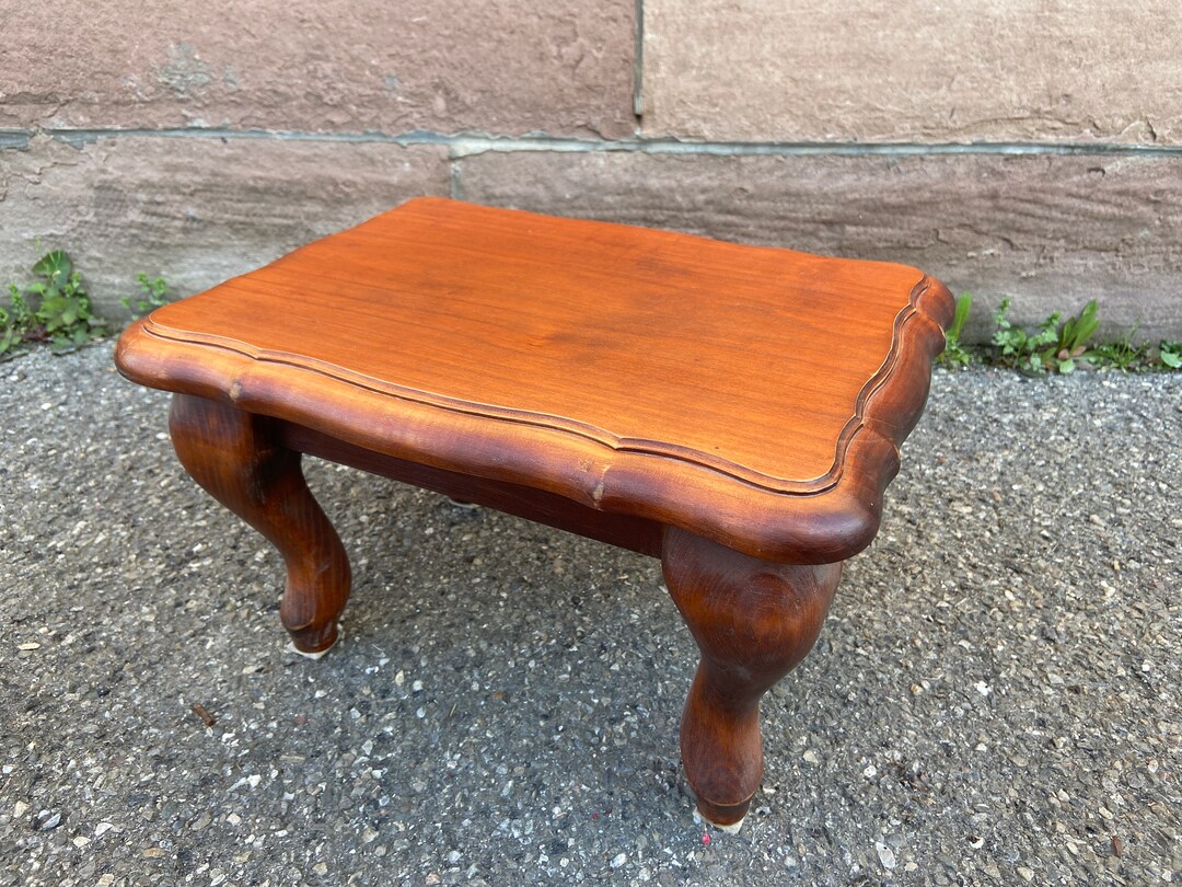 Old Louis XV Ottoman Stool Rocaille Rococo French Vintage FARMER ...