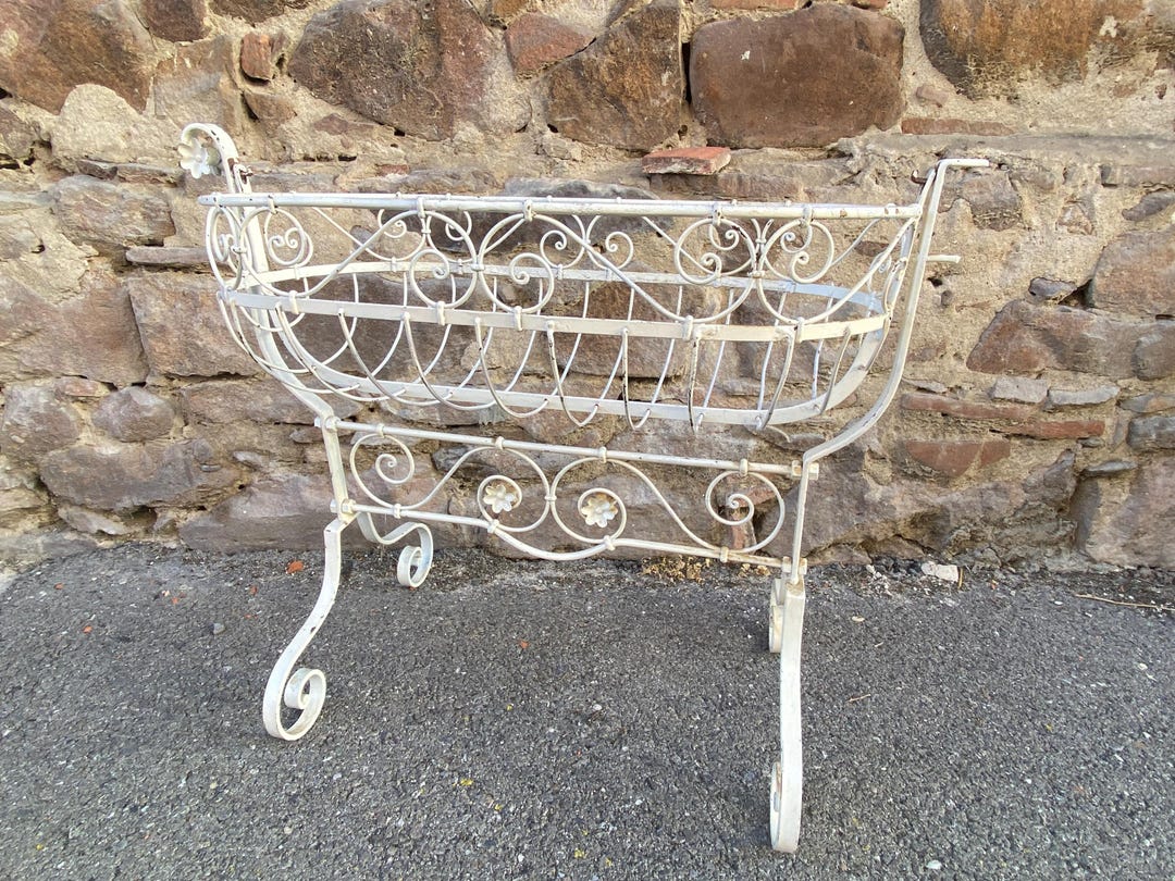 Antique Large Riveted Wrought Iron Doll's Cradle Toy Cradle - Etsy
