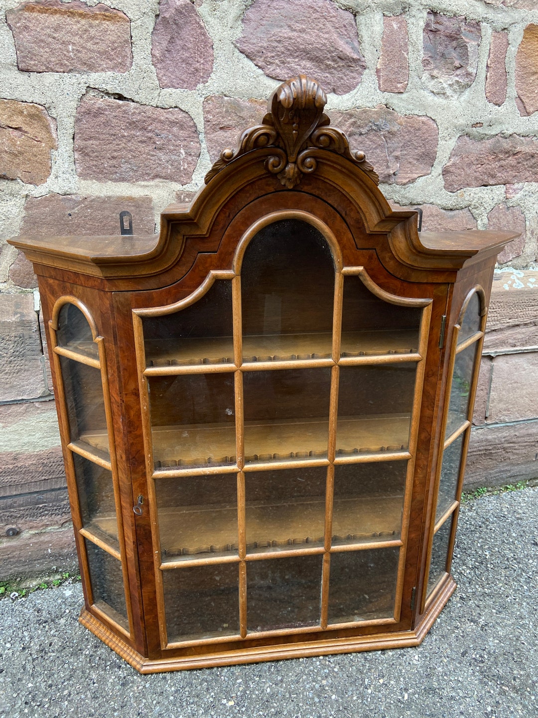 Old Baroque Style Window Certainly Dutch or German Made 1950 Walnut - Etsy