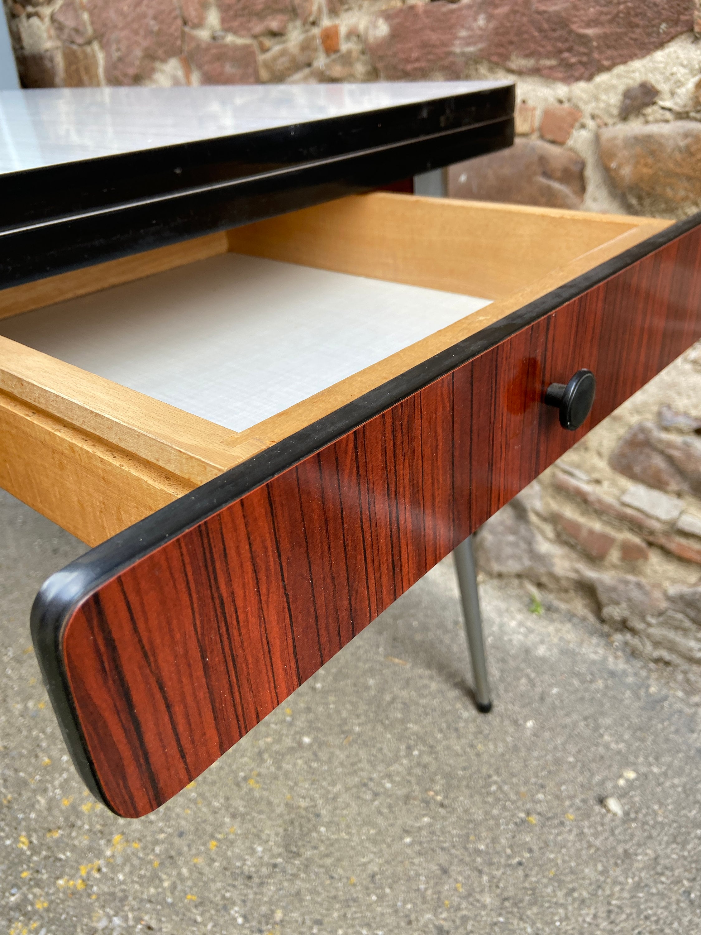 Formica KITCHEN Table Mid-century French Paris Formica Table 1950 - Etsy