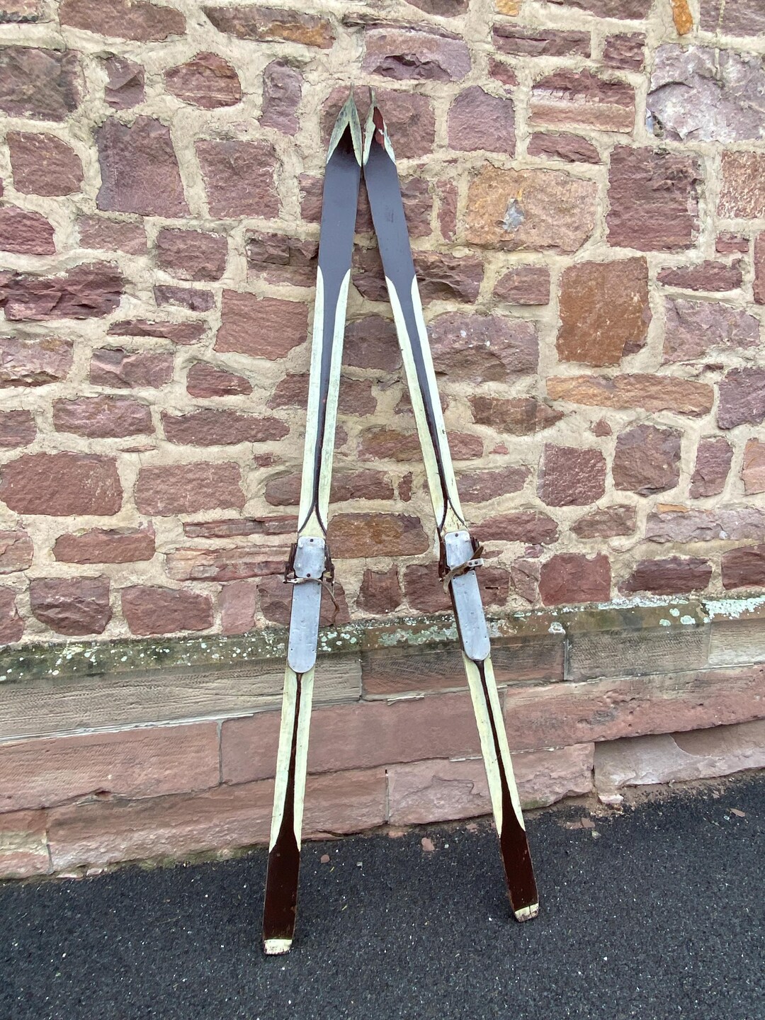Vintage Wooden Ski 1930s Kandahar Altiere French SWISS Old Ski ...