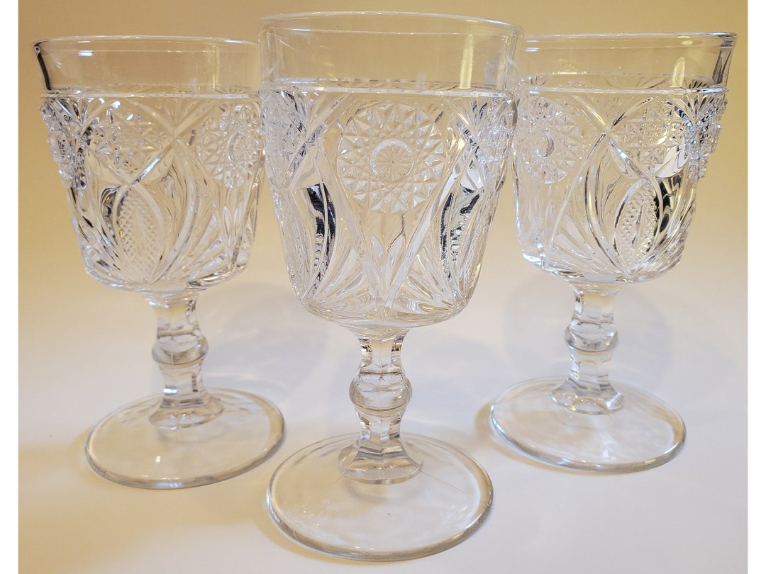 Set of 3 - 1894 Antique EAPG Mckee Jubilee #132 (radiant Daisy & Button ...