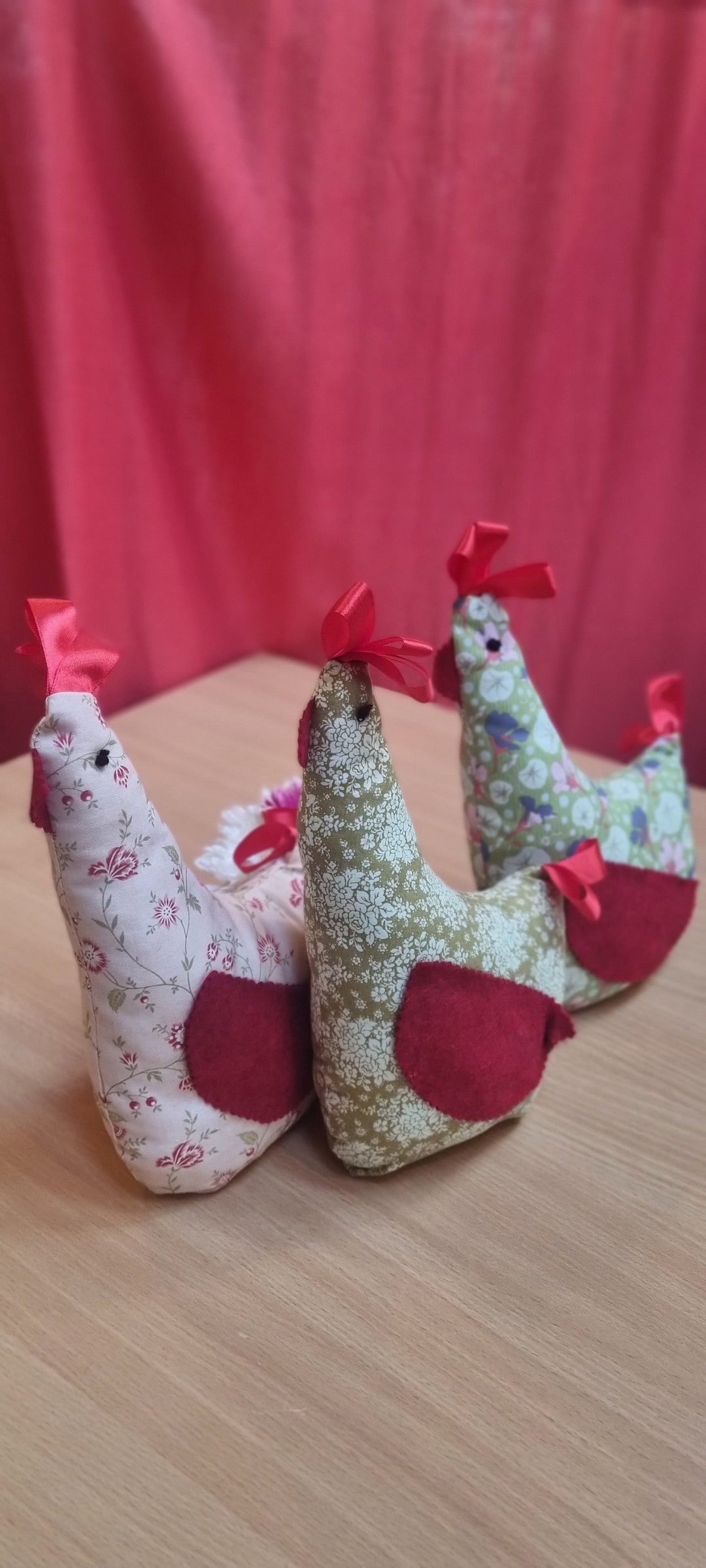 Handmade Cuddly Chickens - Etsy