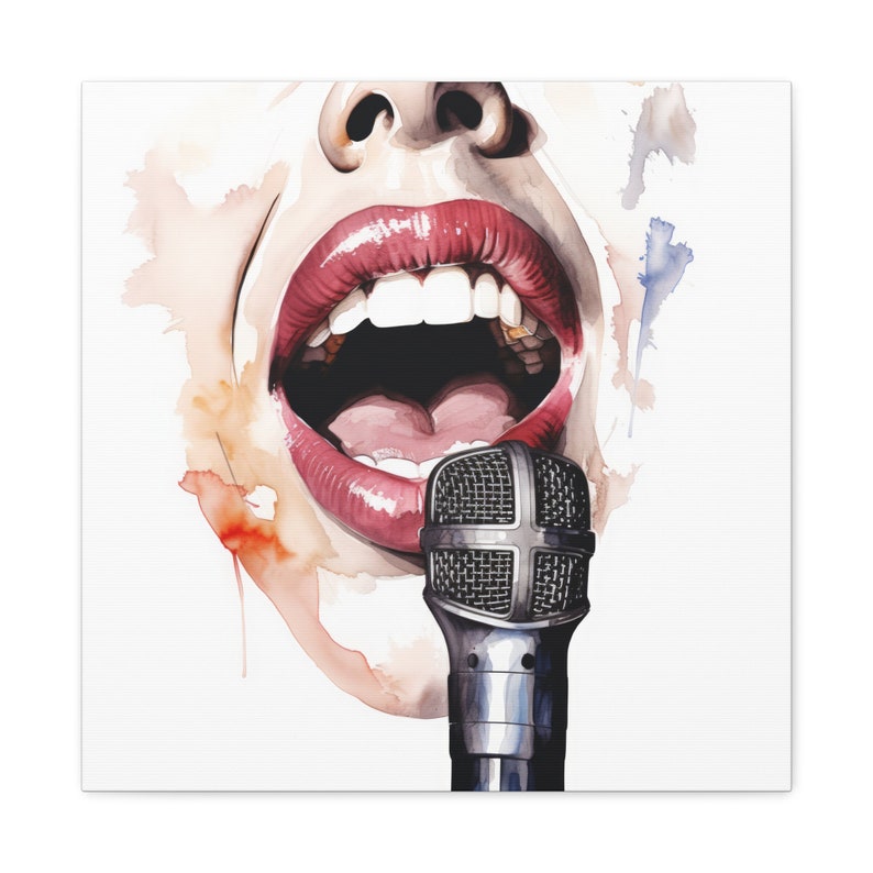 Singer Wall Art Canvas Music Wall Art Musician High-quality Canvas Wall ...