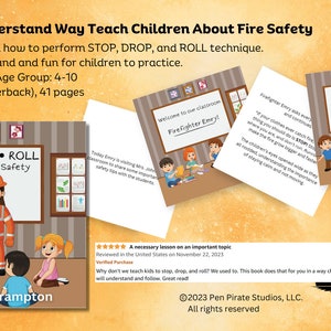Stop, Drop, and Roll: A Lesson on Fire Safety - Etsy