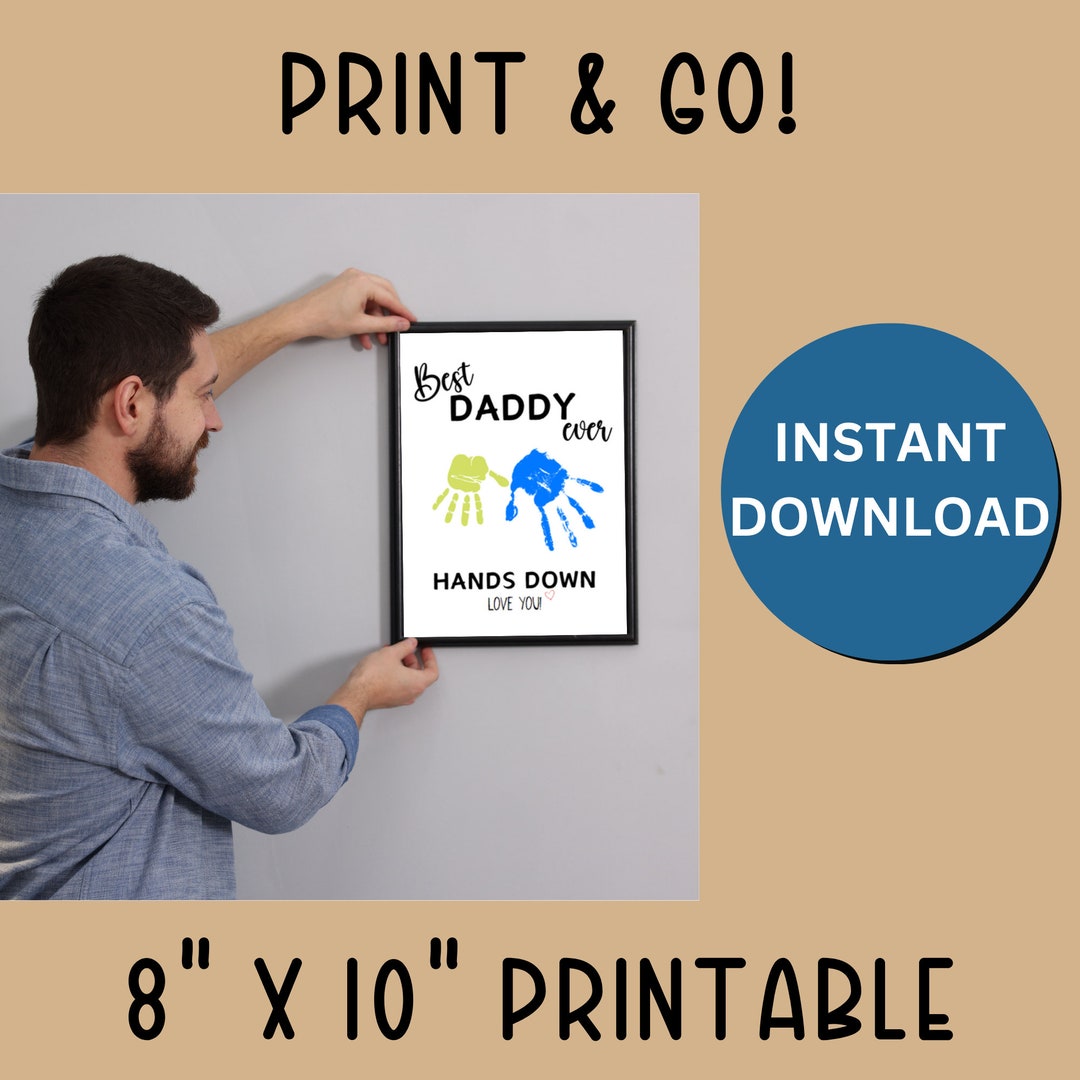 Printable Father's Day Gift | Fathers Day Wall Art | Keepsake Gift ...