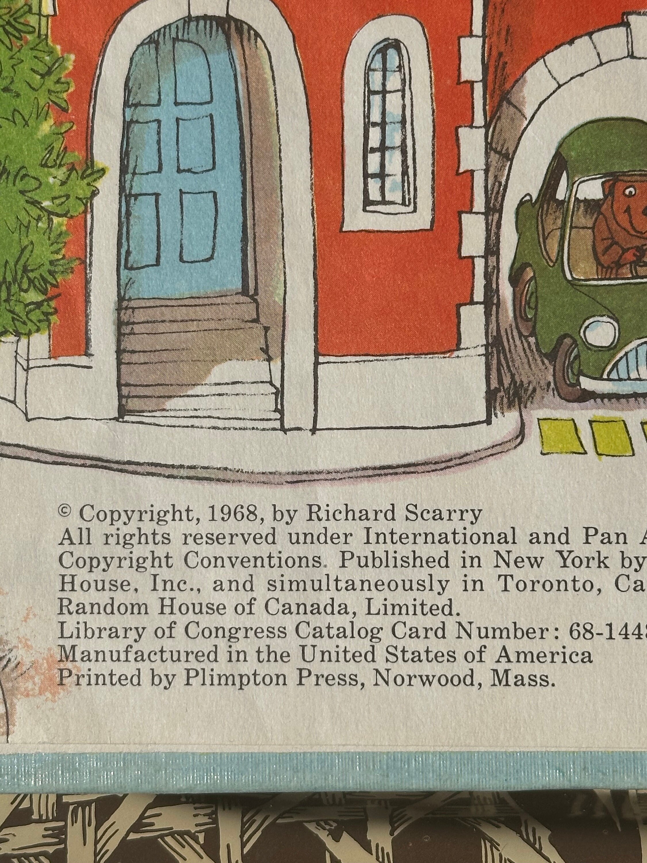 Vintage Richard Scarrys What Do People Do All Day Childrens Book ...