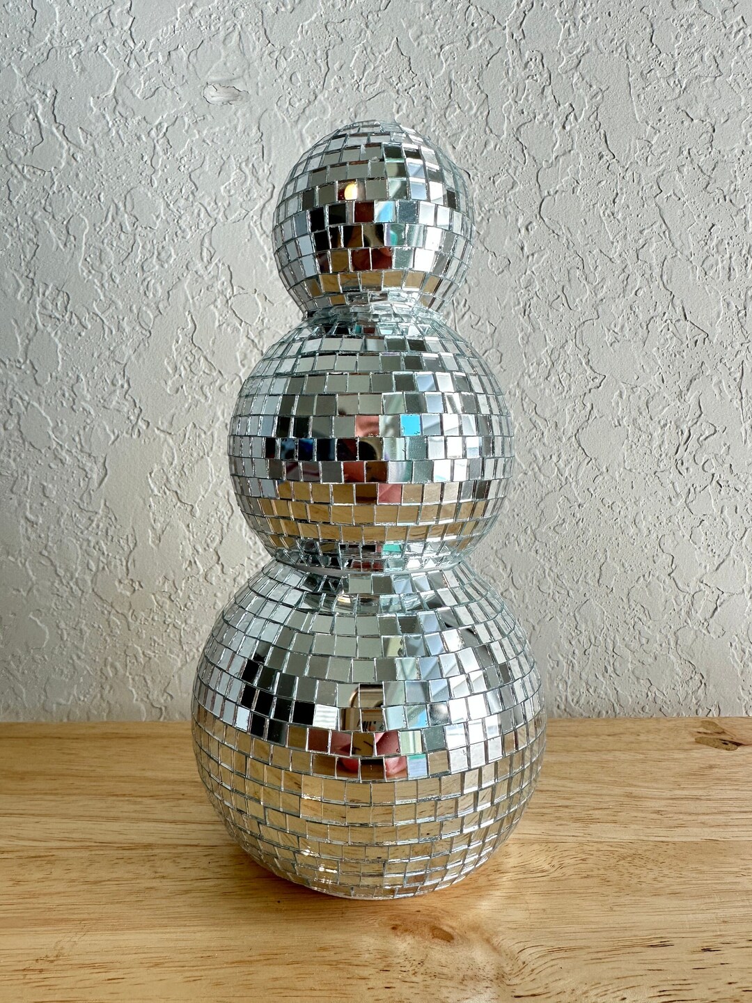 8in Disco Ball Snowman - Etsy