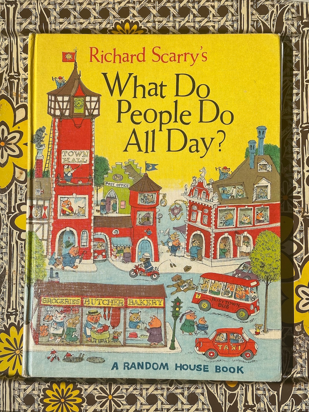 Vintage Richard Scarry’s What Do People Do All Day - Children’s Book ...