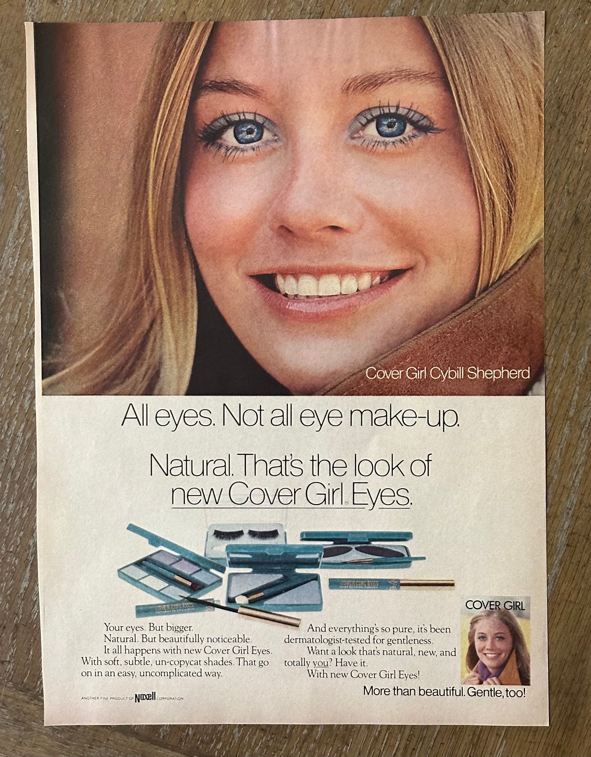 Vintage 1974 Original Cover Girl Print Advertisement With Cybill ...