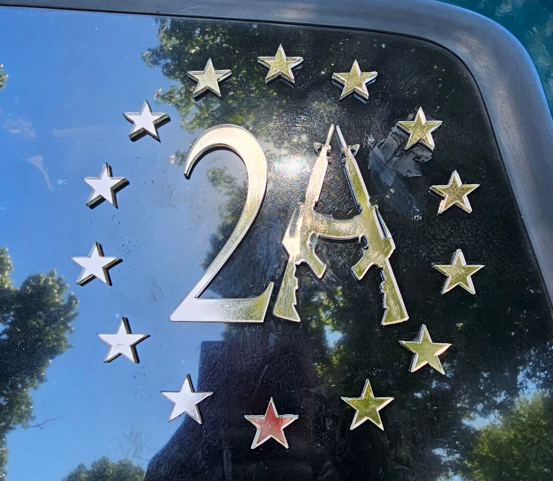 2A Decal Emblem Second Amendment Gun Rights Custom Emblems/decals Vinyl ...