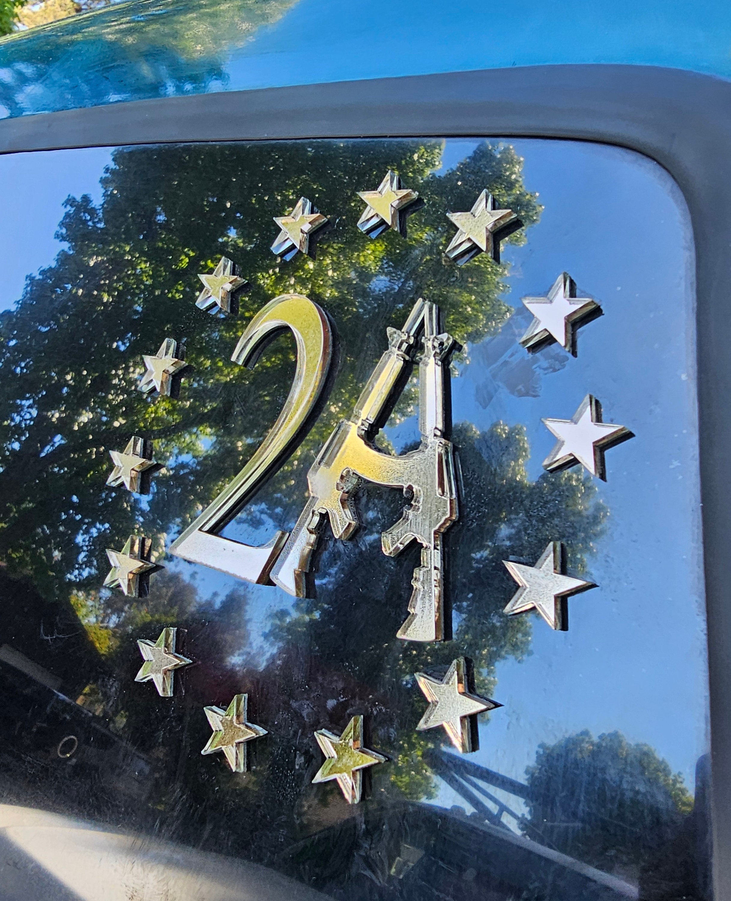 2A Decal Emblem Second Amendment Gun Rights Custom Emblems/decals Vinyl ...