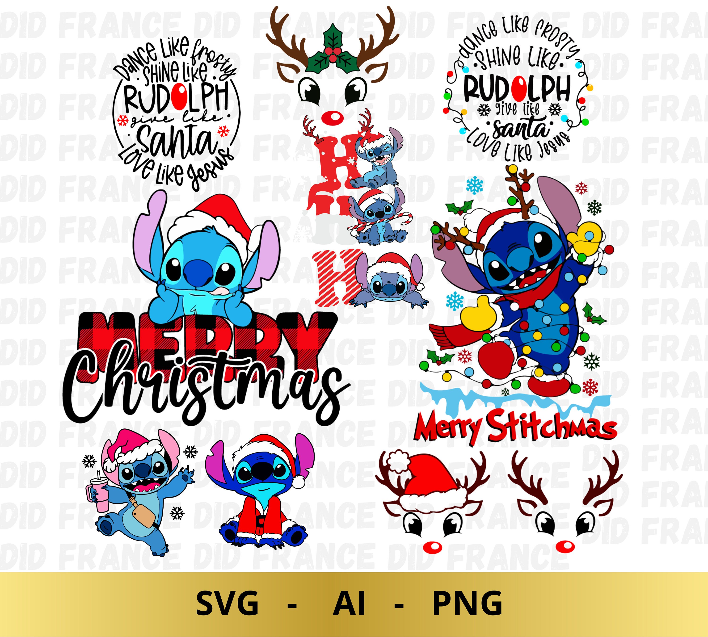 Christmas Stitch Svg stitch Layered Svg Merry Stitchmas Svg - Etsy