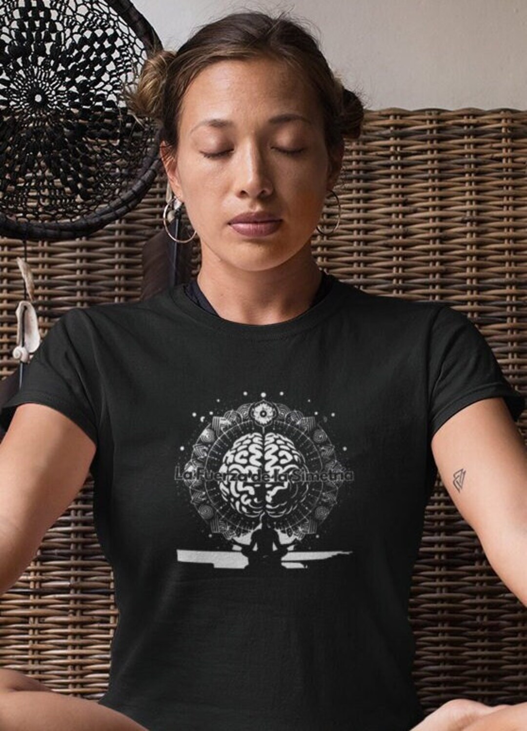 T-shirt the Force of Symmetry Anxiety Stress Relief Spain Quote Women ...