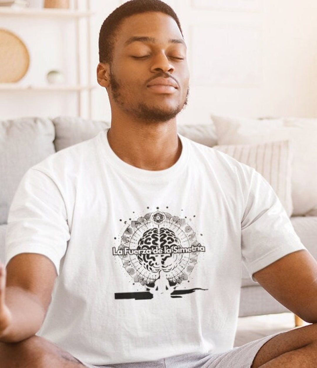 T-shirt the Force of Symmetry Anxiety Stress Relief Spain Quote ...