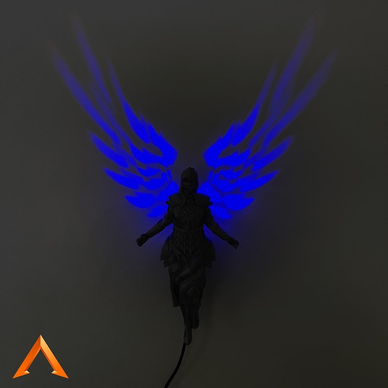 3D Printed Valkyrie Wall Light, Valkyrie LED Night Light - Etsy UK