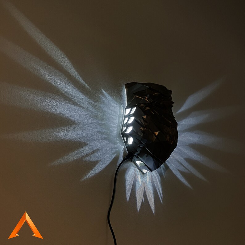 Owl Wall Light 3D Printed Owl Shaped Light Decoration - Etsy