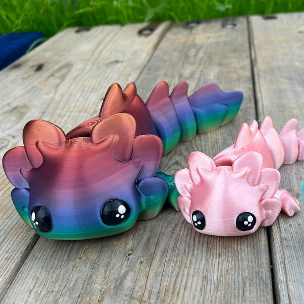 Baby Axolotl 3d Printed - Etsy
